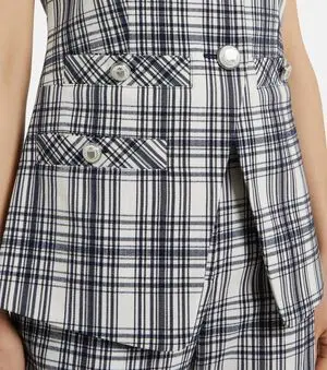 Veronica Beard Tamara Plaid Vest