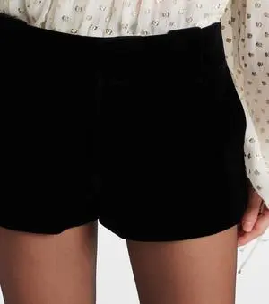 Chloé Cotton Velvet Shorts