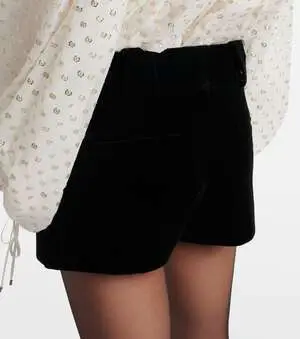 Chloé Cotton Velvet Shorts