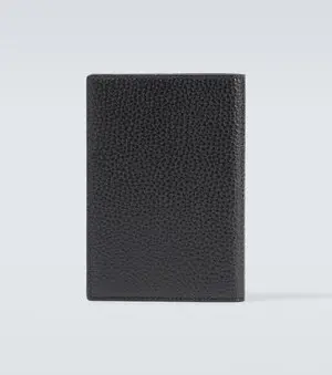 Saint Laurent Leather Passport Holder - Black