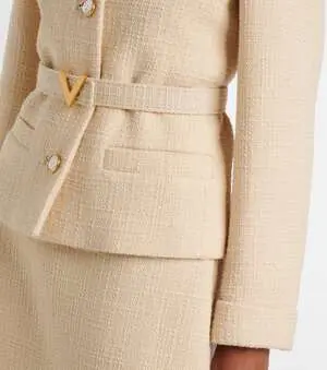 Valentino Garavani Wool-blend Tweed Jacket