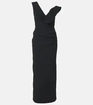 Maticevski Requiem Ruffled Maxi Dress - Black