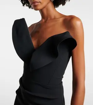 Maticevski Requiem Ruffled Maxi Dress - Black