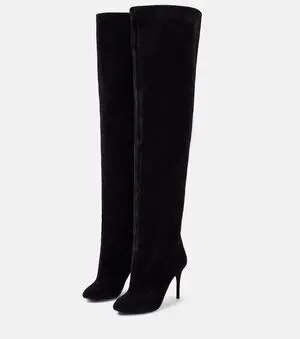 Alaïa Suede Knee-high Boots