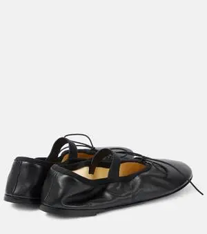 Proenza Schouler Leather Mary Jane Flats