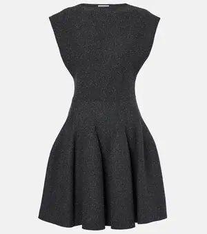Alaïa Godet Silk-blend Minidress