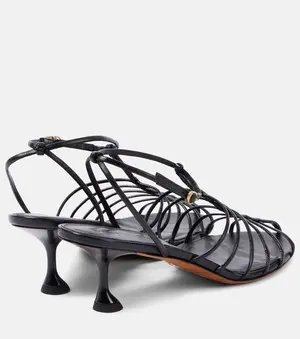 Proenza Schouler Tee Cage Leather Sandals