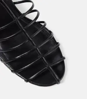 Proenza Schouler Tee Cage Leather Sandals