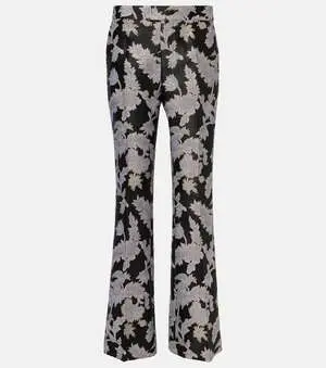 La DoubleJ Saturday Night Bootcut Jacquard Pants - Multicoloured