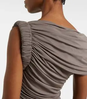 Alaïa Asymmetric Midi Dress