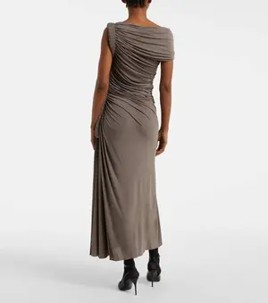 Alaïa Asymmetric Midi Dress