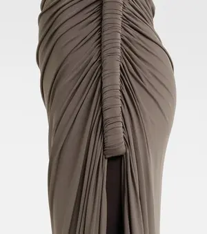 Alaïa Asymmetric Midi Dress