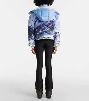Perfect Moment Mountain Printed Down Jacket
