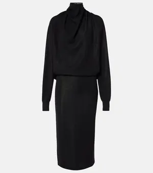 Alaïa Cut-out Midi Dress