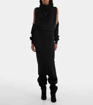 Alaïa Cut-out Midi Dress