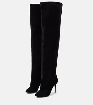 Alaïa Suede Knee-high Boots