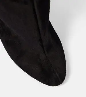 Alaïa Suede Knee-high Boots