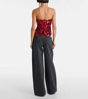 SELF-PORTRAIT Sequined Corset