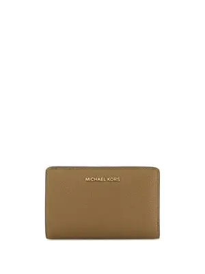 Michael Kors Logo-lettering Wallet - Brown