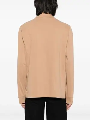 JAMES PERSE Heavy Luxe Long-sleeved T-shirt - Brown
