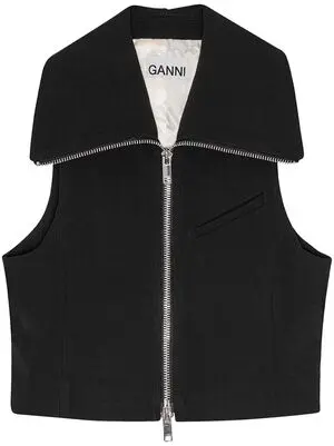 Ganni Straight Hem Vests For Women