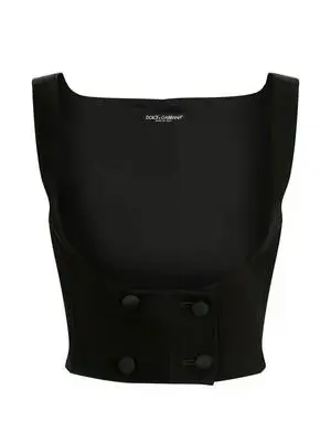 Dolce & Gabbana Cropped Jacket - Black