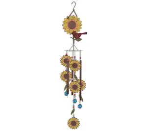 SUNSET VISTA DESIGNS Cardinal And Sunflower Chi Me