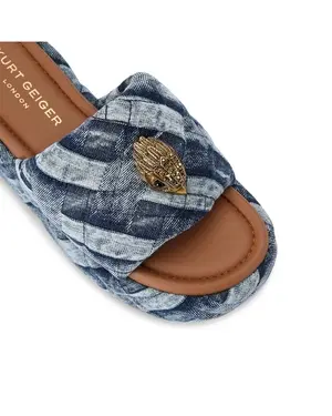 Kurt Geiger Kensington Puff Platform Sandals - Navy