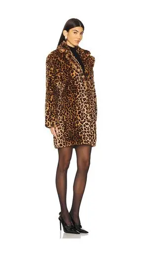 Superdown Raina Faux Fur Coat