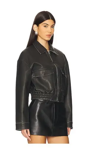 Superdown Lolo Faux Leather Jacket