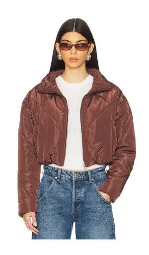 Superdown Rania Cropped Jacket - Brown
