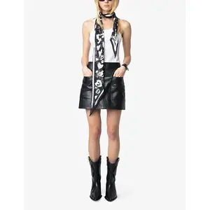 Zadig&Voltaire Jamie Leather Mini Skirt