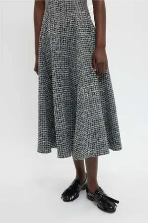 EMILIA WICKSTEAD Jody Boucle Tweed Midi Dress