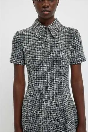EMILIA WICKSTEAD Jody Boucle Tweed Midi Dress