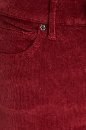 Veronica Beard Cameron Bootcut Corduroy Pants - Claret