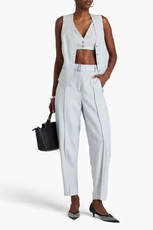 3.1 Phillip Lim Woven Tapered Pants - Light Gray