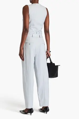3.1 Phillip Lim Woven Tapered Pants - Light Gray
