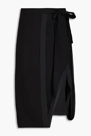 3.1 Phillip Lim Wrap-effect Midi Skirt - Black