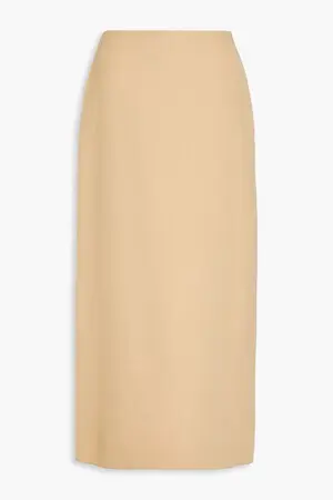 BY MALENE BIRGER Palomie Wool-felt Midi Skirt - Beige