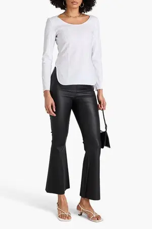 BY MALENE BIRGER Leather Flared Pants