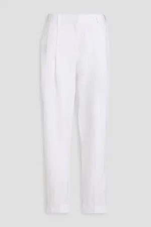 3.1 Phillip Lim Pleated Tapered Pants - White
