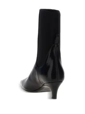 TOTEME 50mm Leather Boots - Black