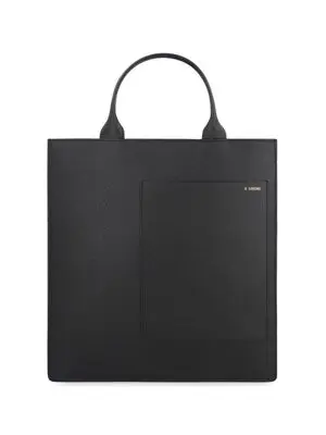 VALEXTRA Boxy Tote Bag - Black