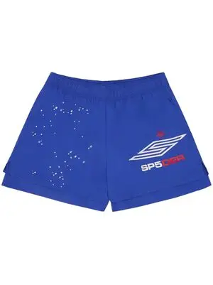 Sp5der Track Shorts For Men