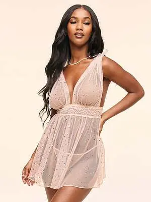 Victoria's Secret Adore Me Novah Babydoll - Beige