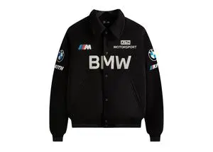 Kith X Bmw Wool Coaches Jacket - Black