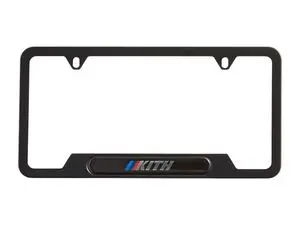 Kith X Bmw Car Plate - Black