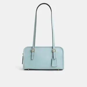 COACH Restored Swing Zip Bag - Brass/light Blue