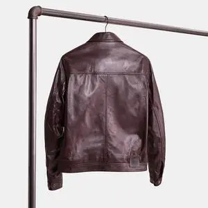 COACH® Restored Leather Trucker Jacket