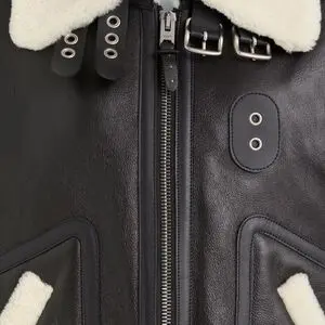 COACH Restored Shearling Aviator Jacket